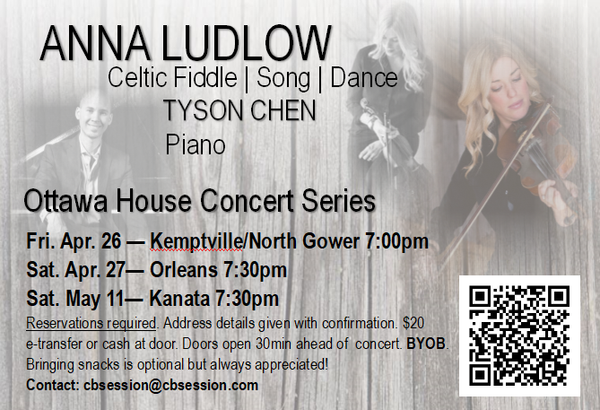 Anna Ludlow - Fiddler, Vocalist - Shows