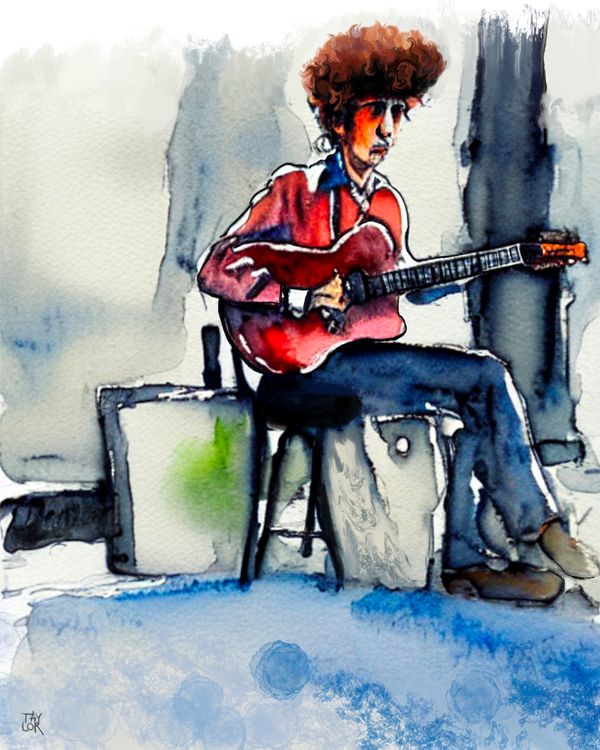 bob dylan busking