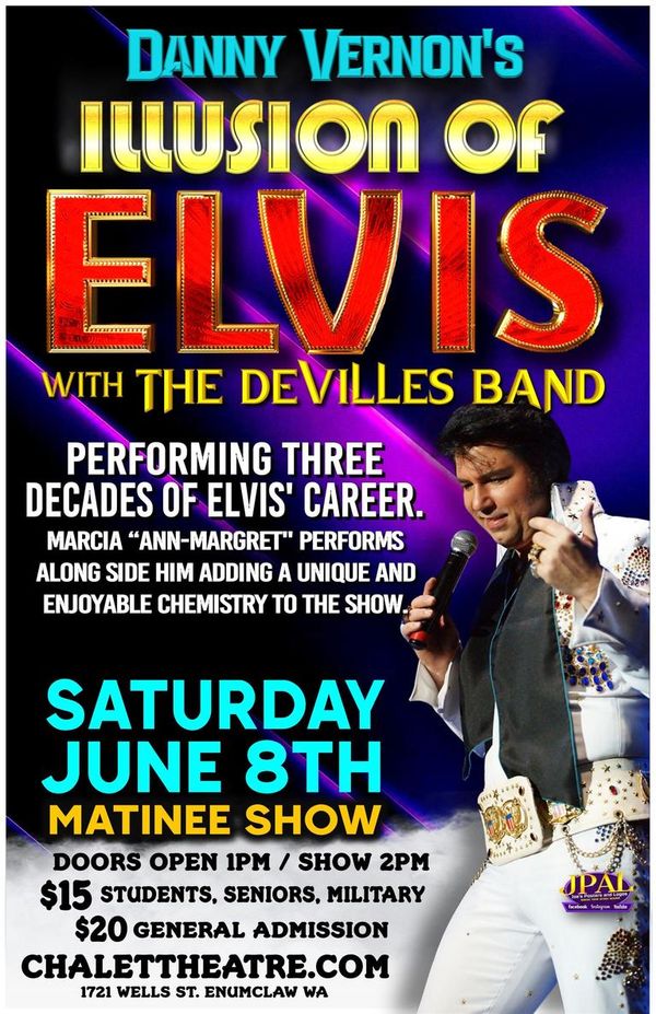 Danny Vernon Illusion of Elvis Presley tribute impersonator Seattle ...