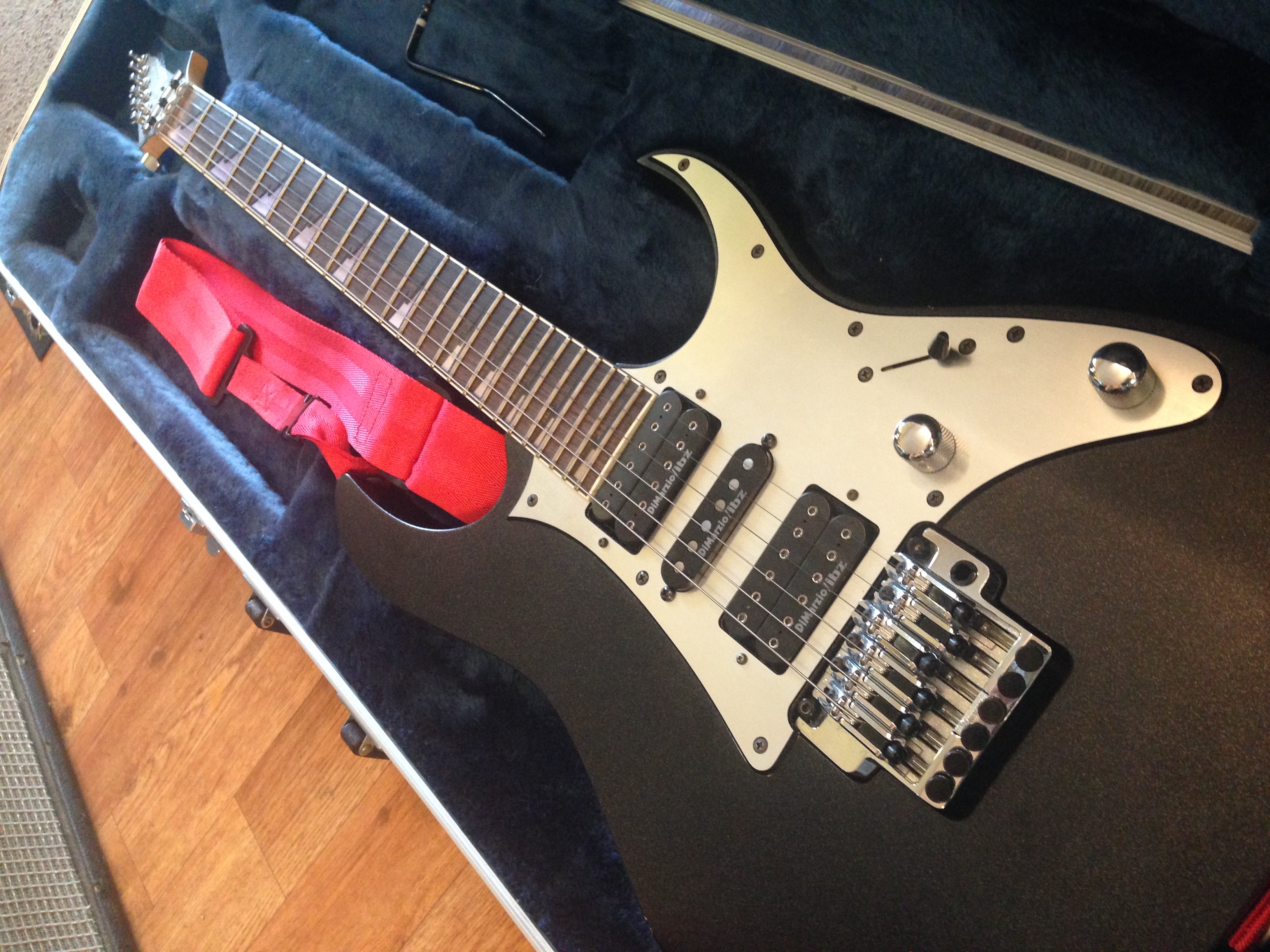 2005 Japanese Ibanez Prestige RG2550-Ltd Galaxy Black With Hardshell ...