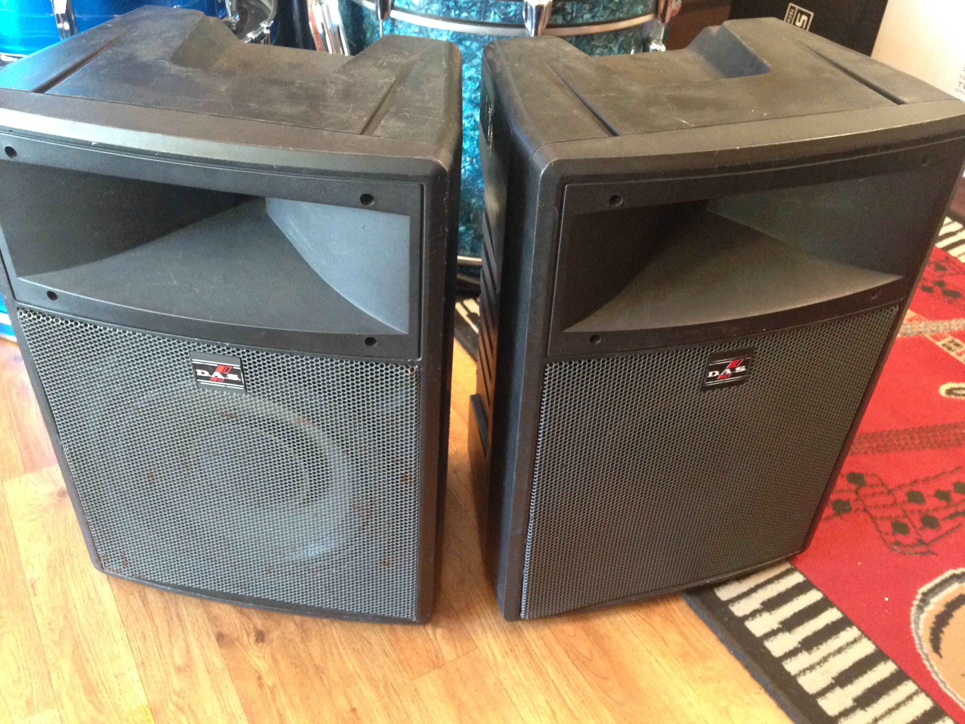 DAS Audio DS12 Passive 300w 8ohm Professional PA Speakers - Guitars UK