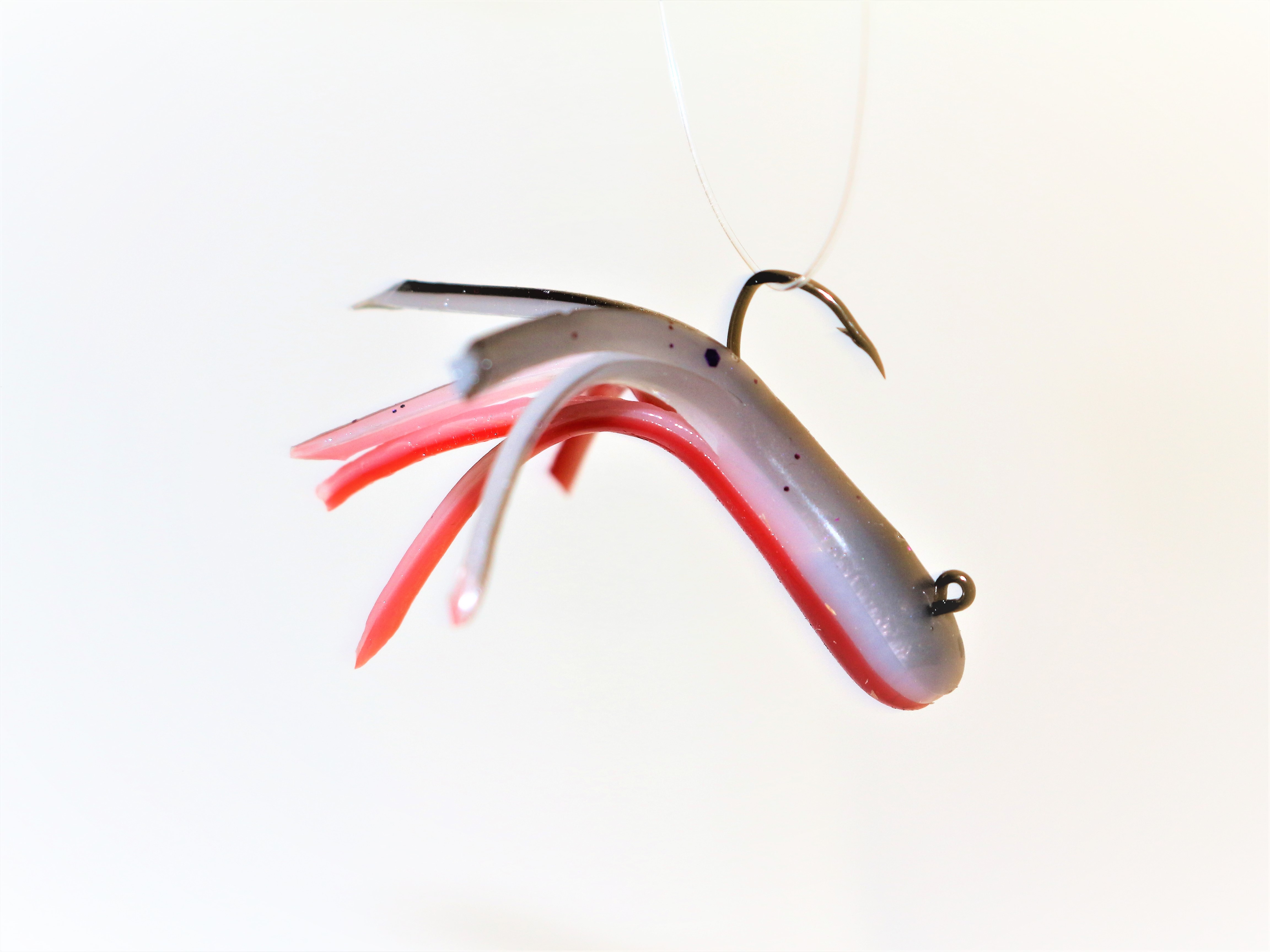 RED SMOKE TRICOLOR MINIJIG TUBE BAIT - Ultralightheavyweights Custom ...