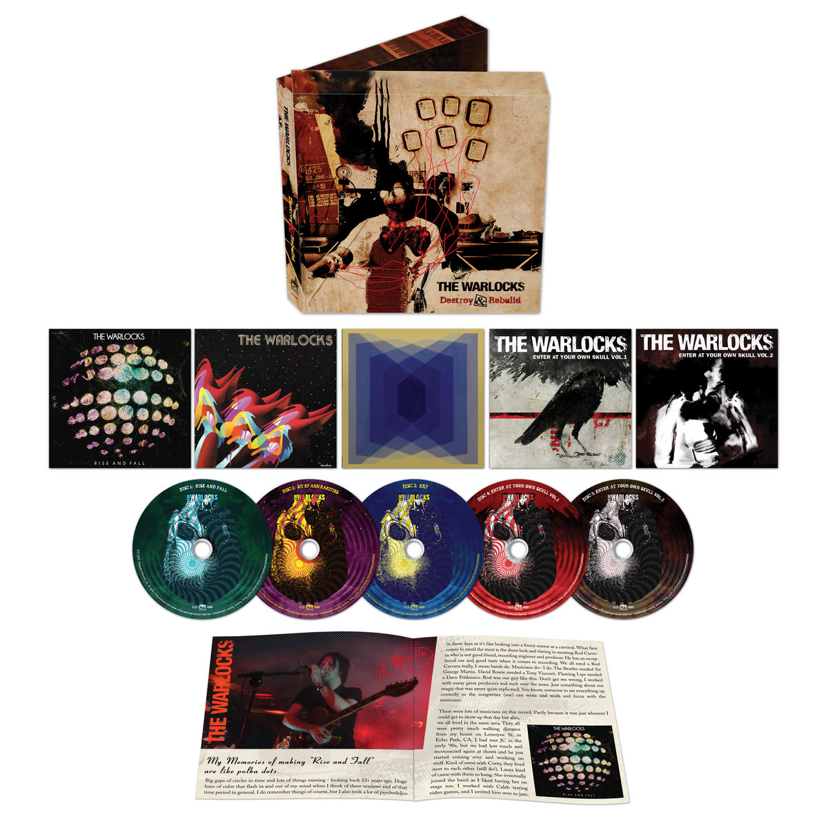 The Warlocks 5 CD Box Set “Destroy & Rebuild” is out now on Cleopatra ...