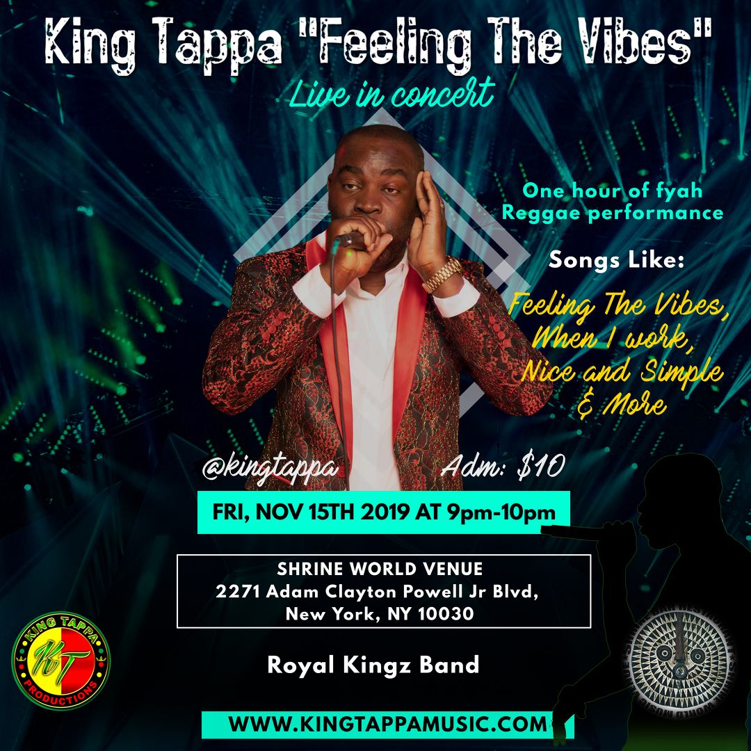King Tappa - Events