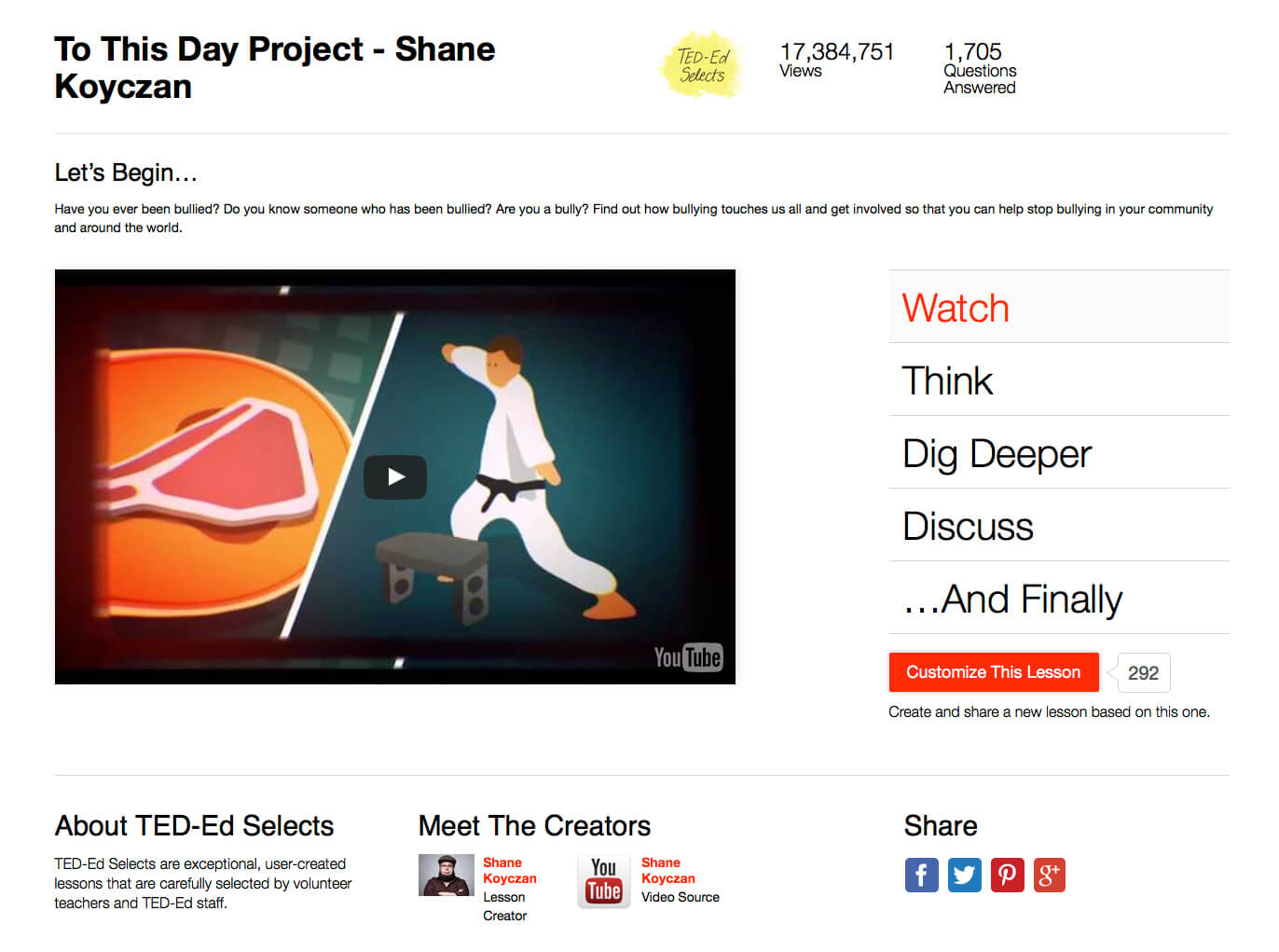 Shane Koyczan & TED Education Create An Anti-Bullying Classroom Tool