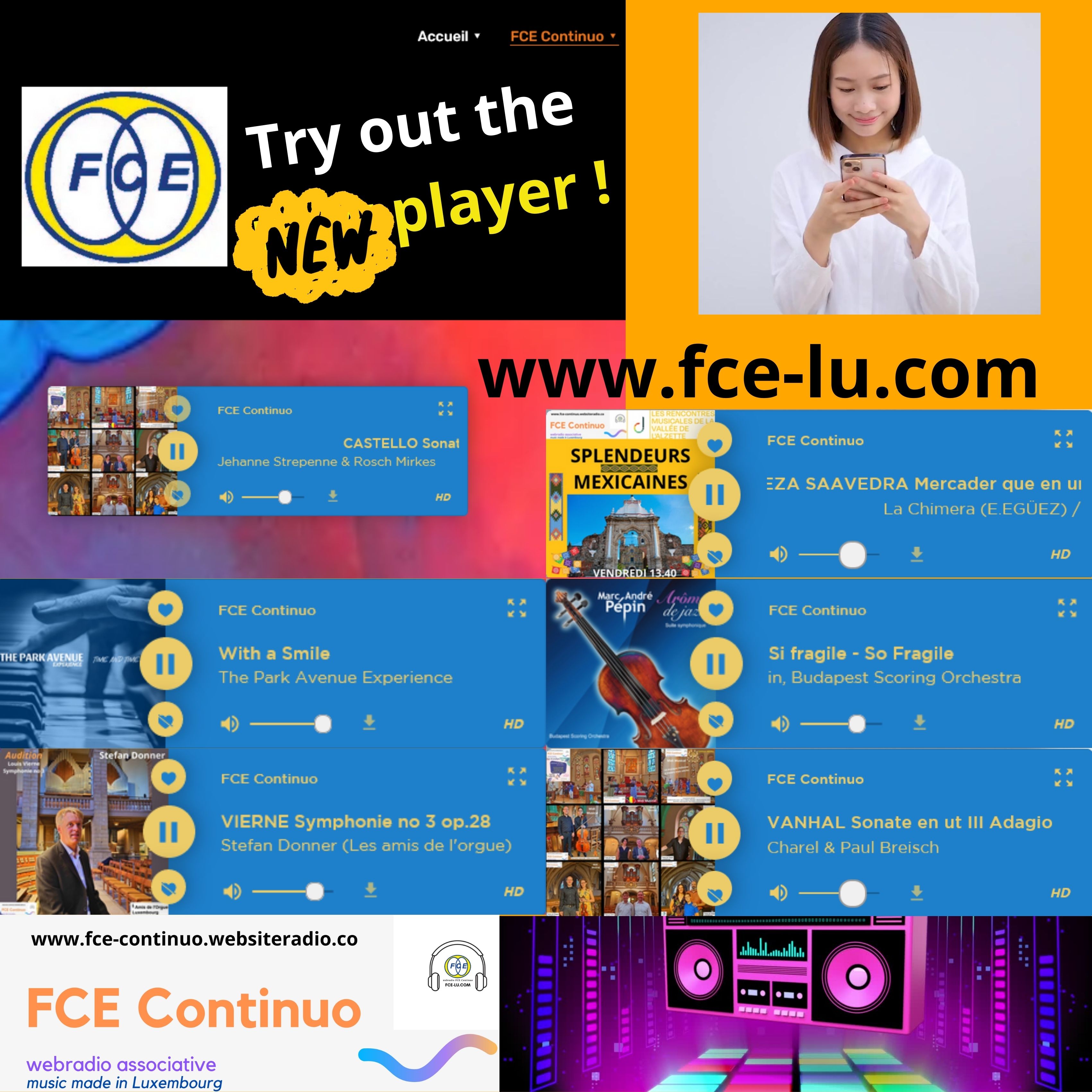 FCE Continuo - Le nouveau lecteur - The new player