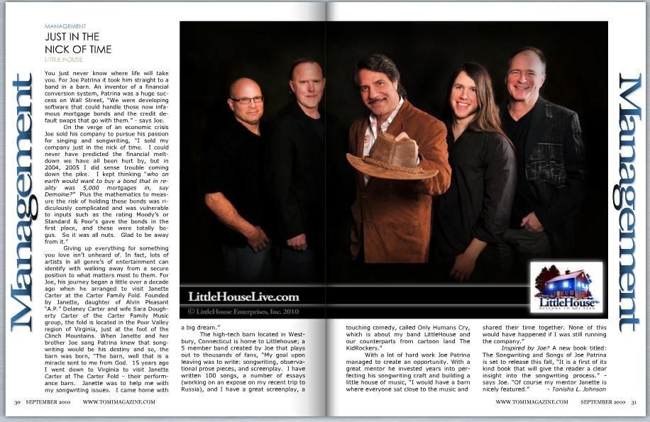 LittleHouse in Tomi Magazine's September issue