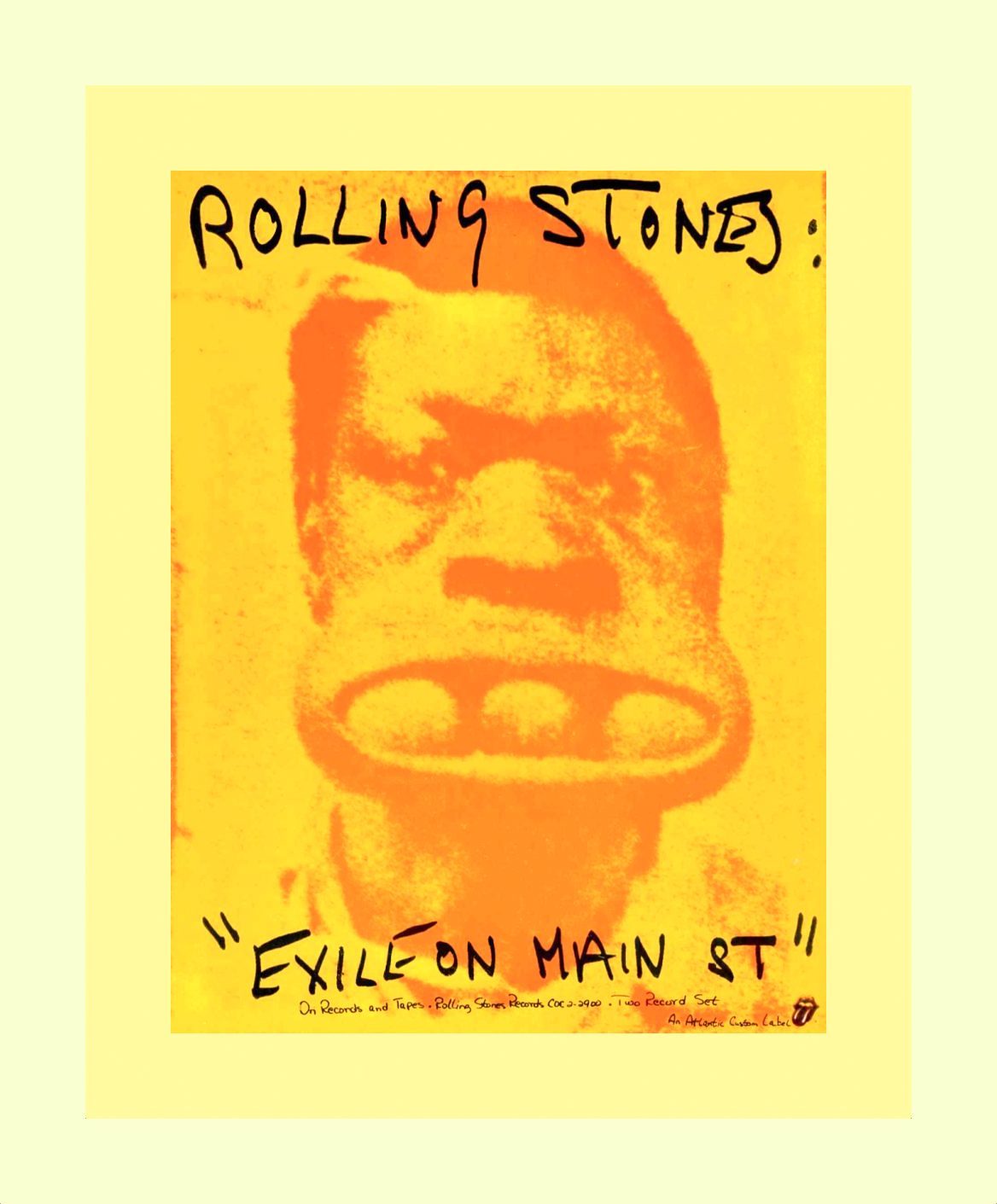 Rolling Stones Album Cover Exile