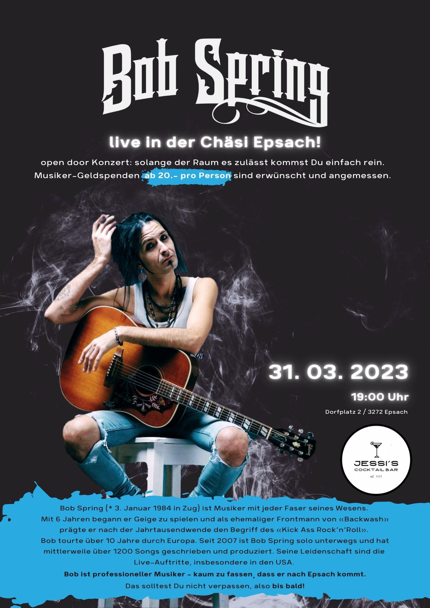 Bob Spring - Singer-Songwriter / Dark Country