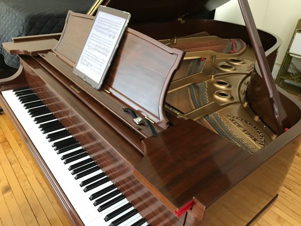 SOLD: Rare 1925 Steinway A3 Grand Piano- Mahogany - Sheridan Music Studio