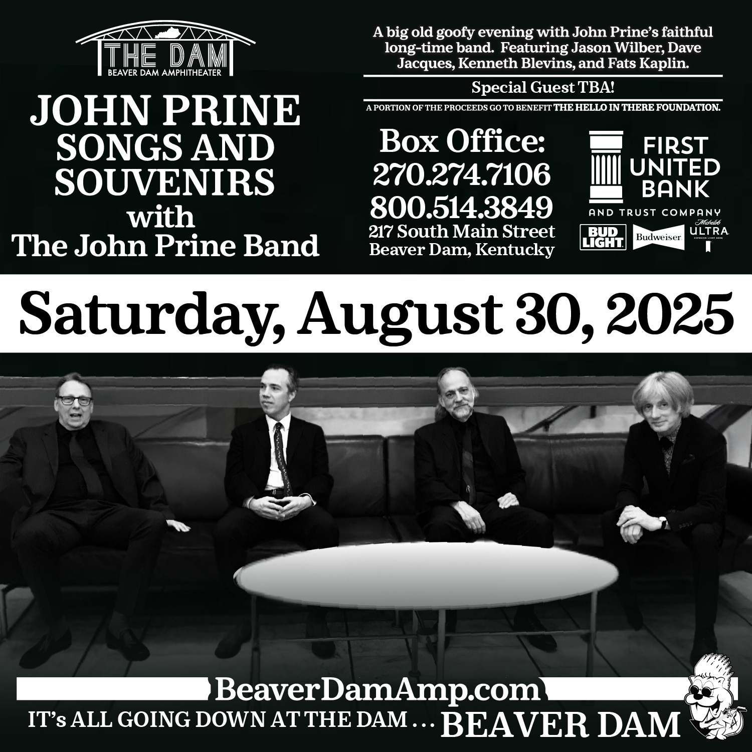 JOHN PRINE: Songs and Souvenirs with THE JOHN PRINE BAND @ Beaver Dam ...