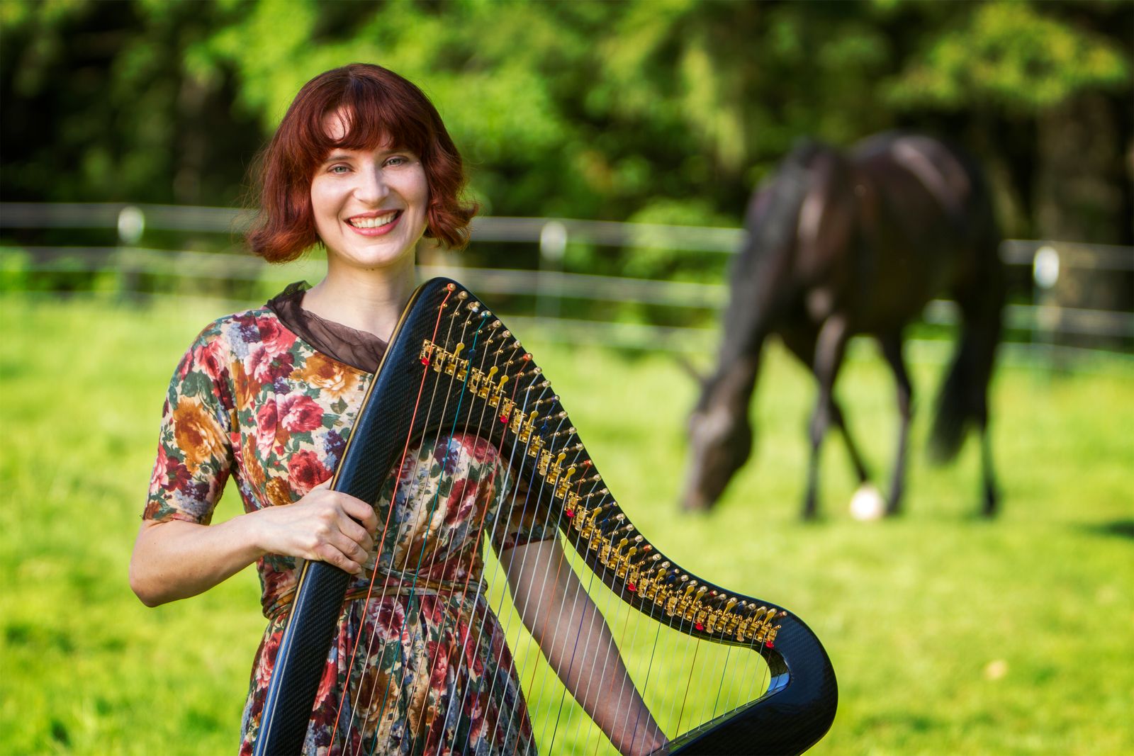 Elizabeth Nicholson Portland Harpist - Photos