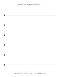 Songdog Music - Music Paper Blanks - Free - Printable