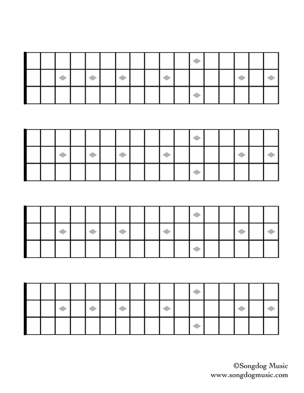 Songdog Music - Music Paper Blanks - Free - Printable