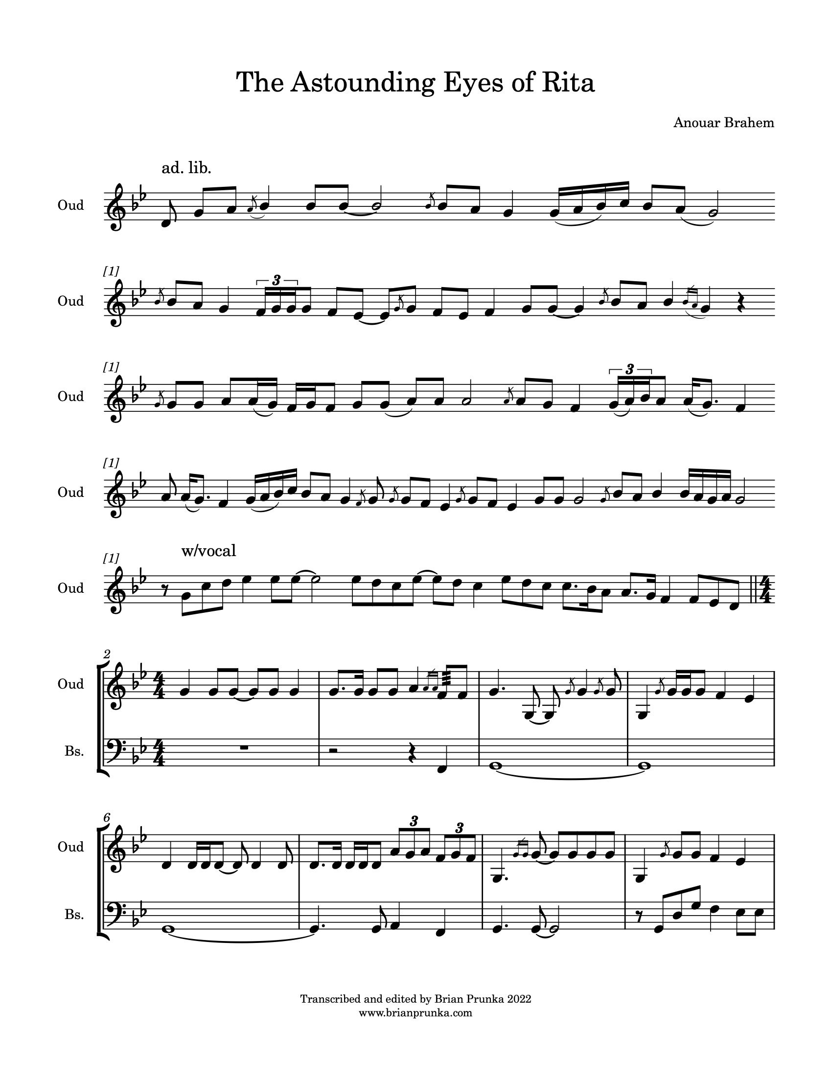 Anouar Brahem - The Astounding Eyes of Rita