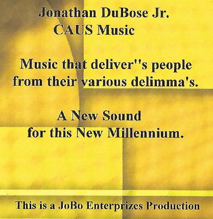 Jonathan Dubose Jr. - JoBo Catalog