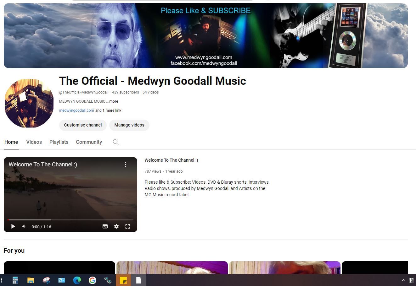 Medwyn Goodall - Youtube