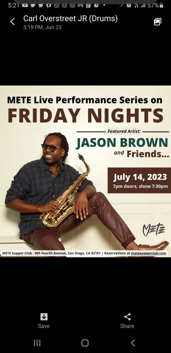 Jason Brown - Shows