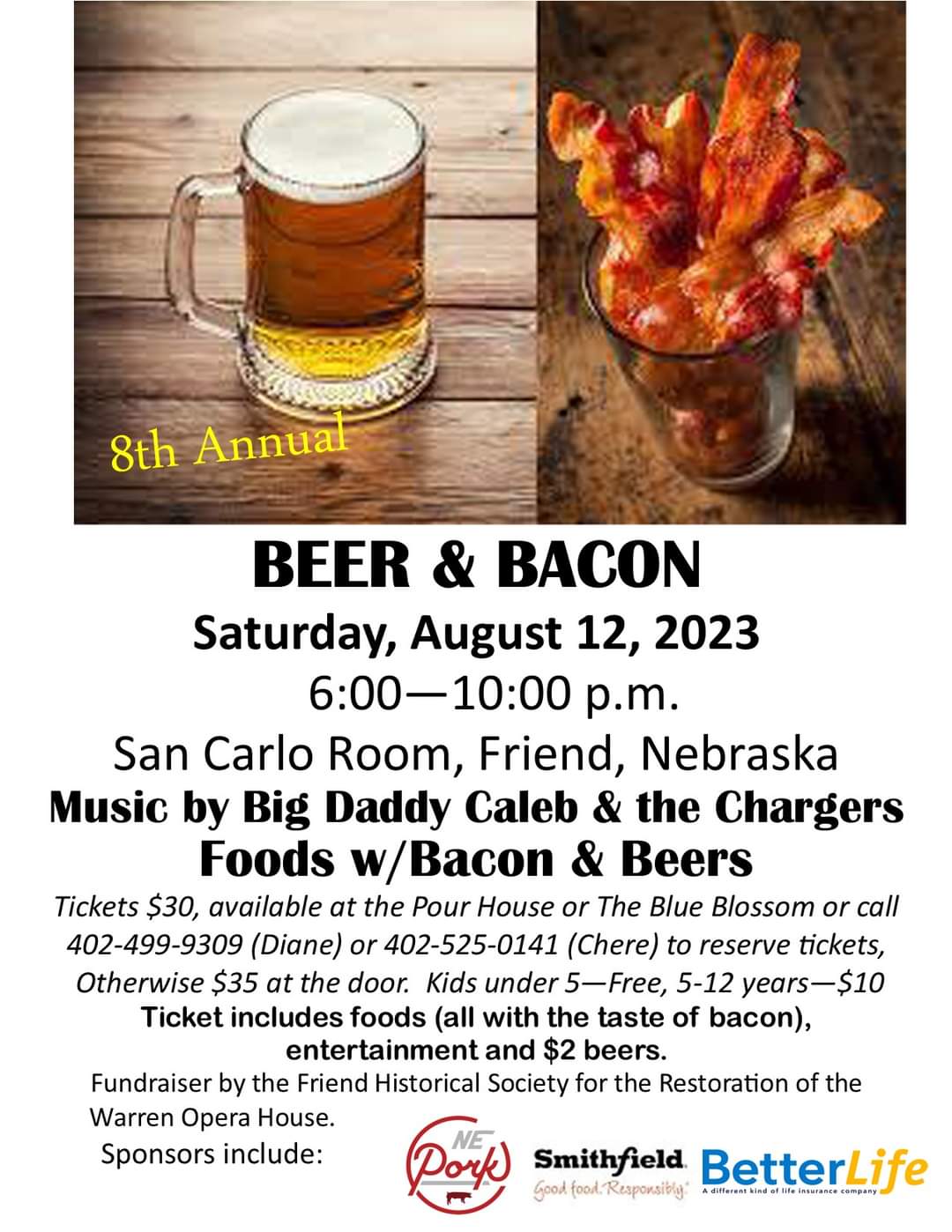 Big Daddy Caleb & The Chargers @ 2023 BEER & BACON FEST! @ Warren Opera ...