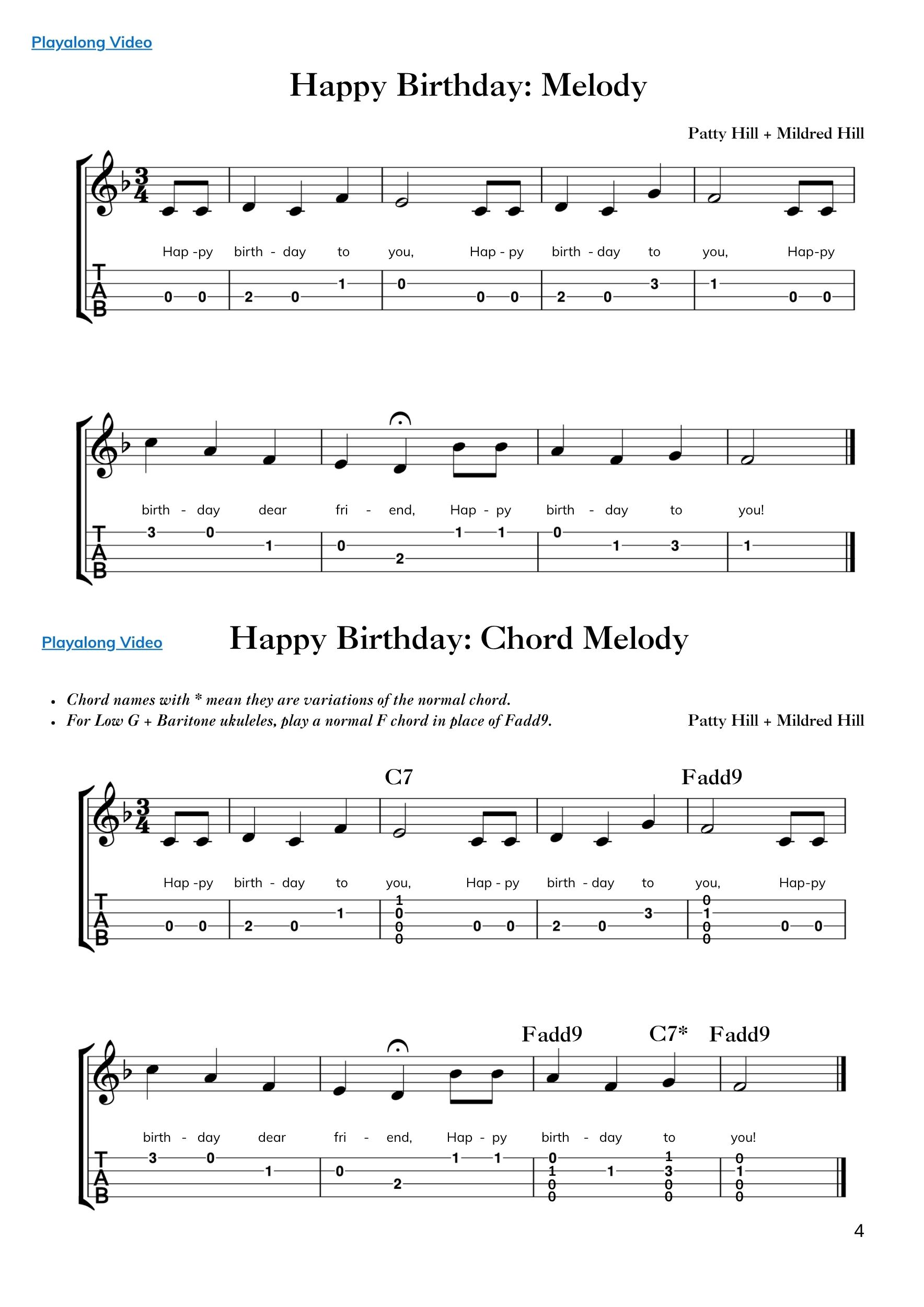 Ukulele Chord Melodies: 20 TAB Arrangements for Beginners [Digital ...