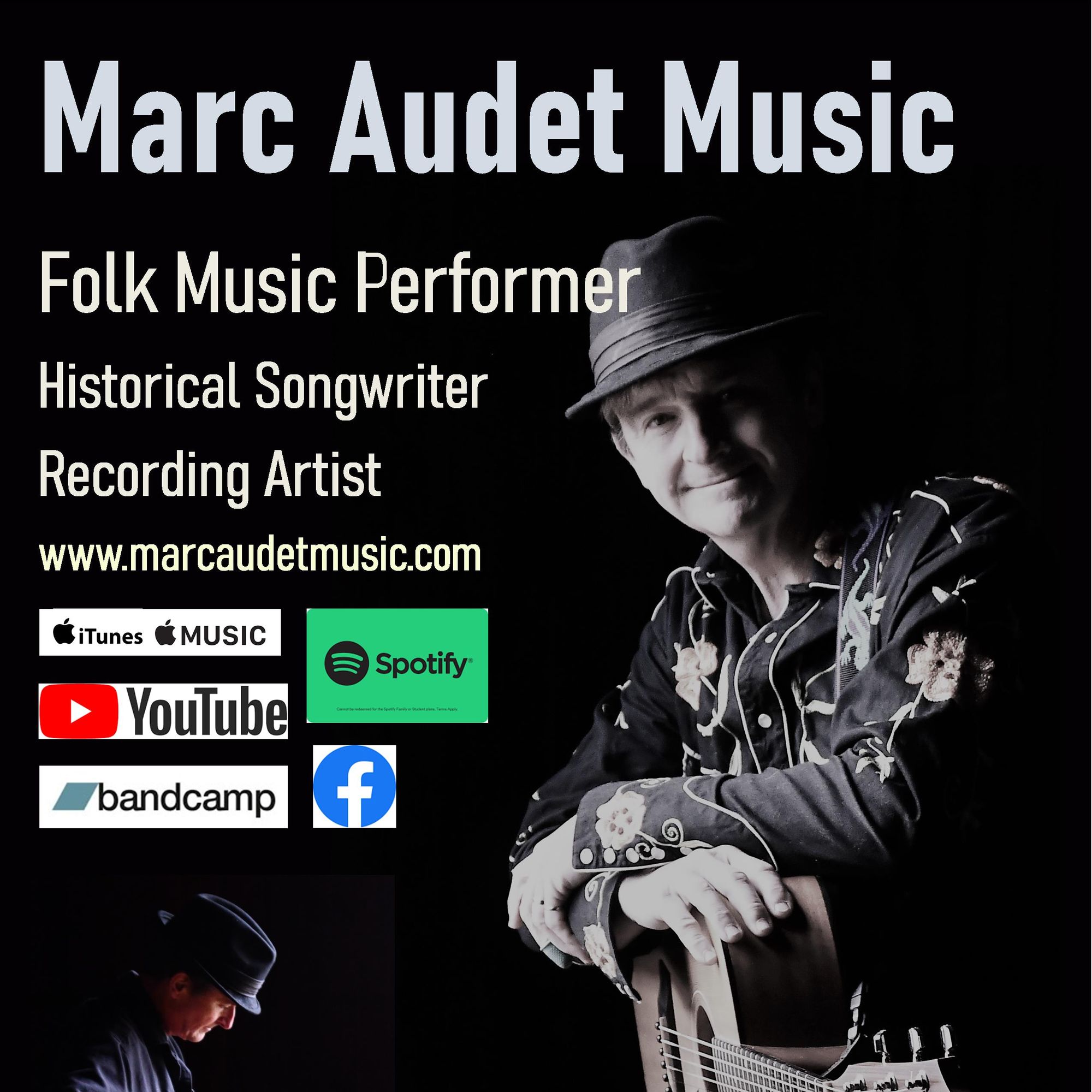 Marc Audet Singer/Songwriter Shows