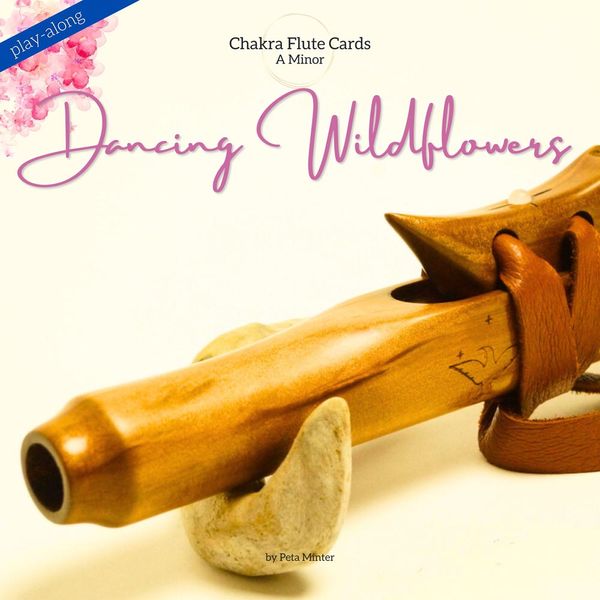 Positive Music - Flute Cards Dancing Wildflowers