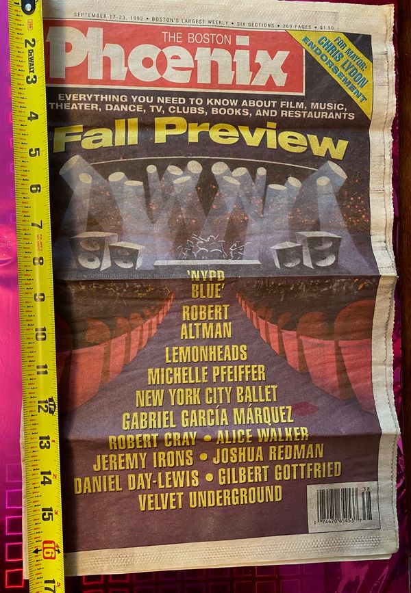 Original Boston Phoenix Cover & Article RIP GG / Hated - GG Allin & The ...