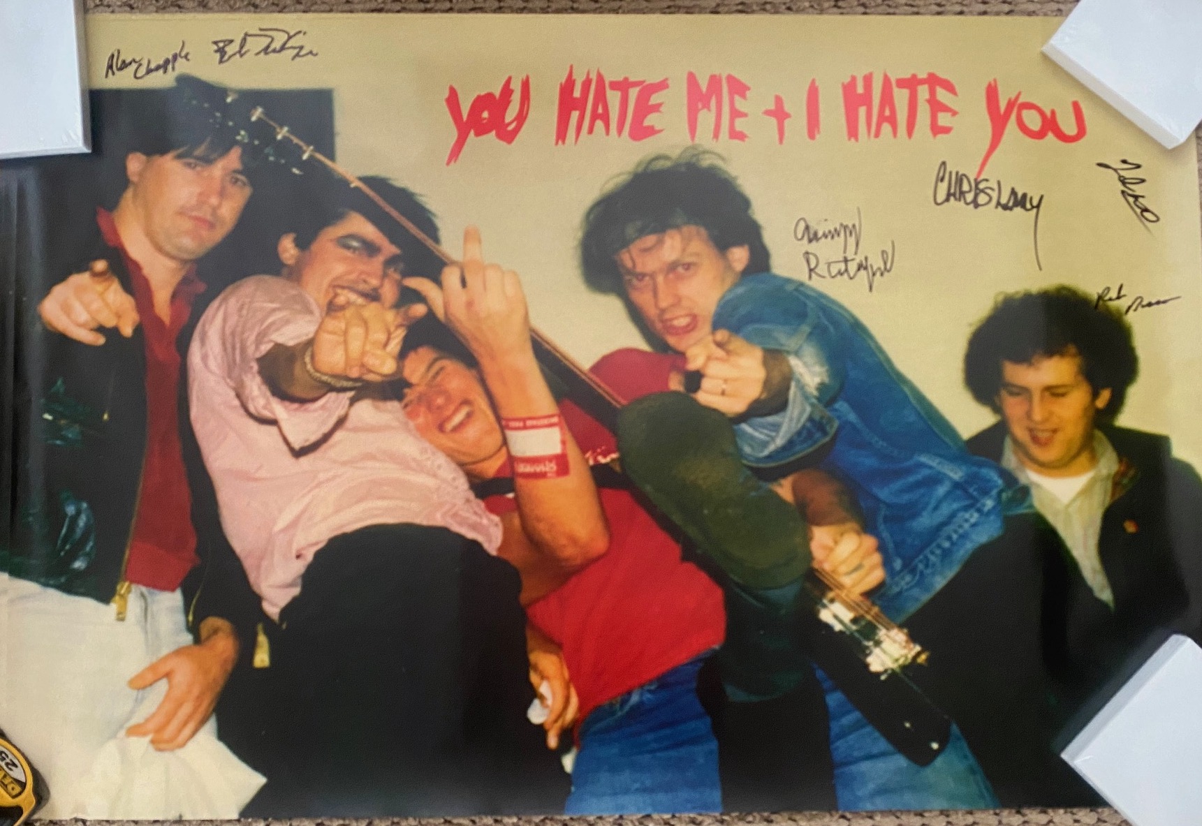 GG TSOL Poster SIGNED BY JABBERS at 2019 REUNION - TWO ONLY! - GG Allin ...