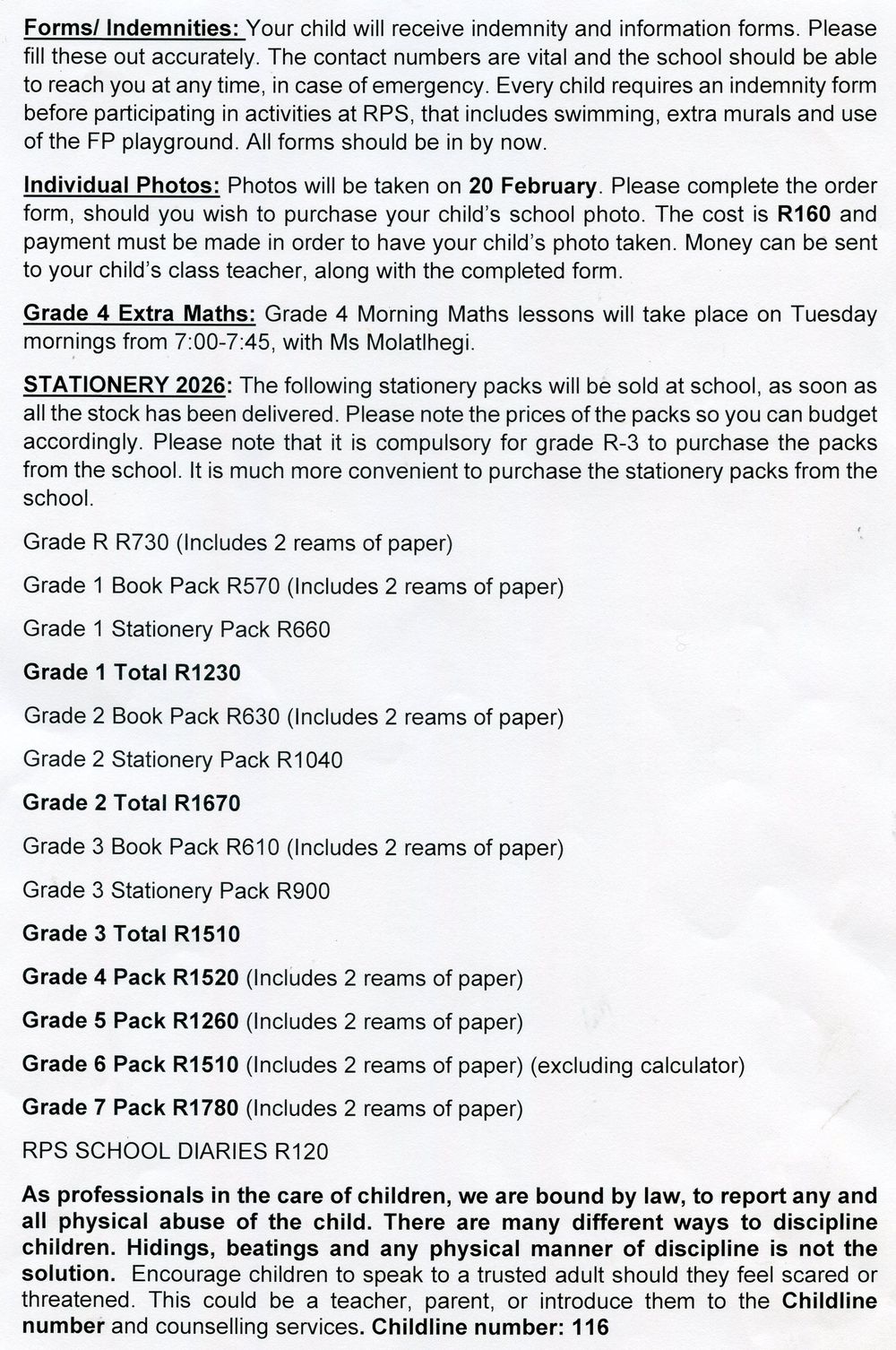 RPS - 27 JANUARY 2026