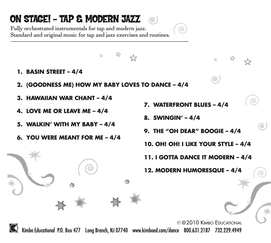 SR904 On Stage! – Tap & Modern Jazz