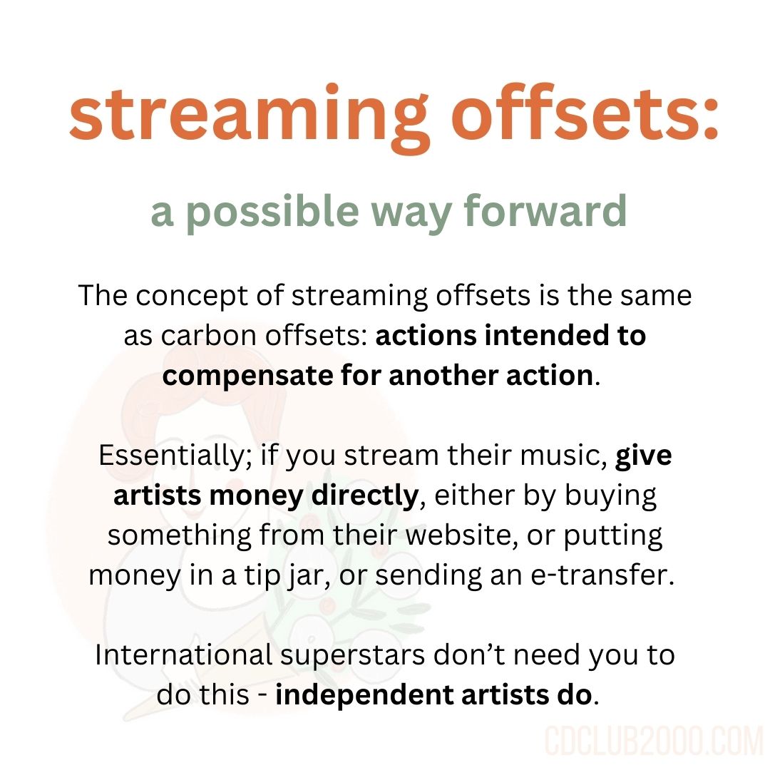Streaming Offsets: How to stream while actually supporting artists