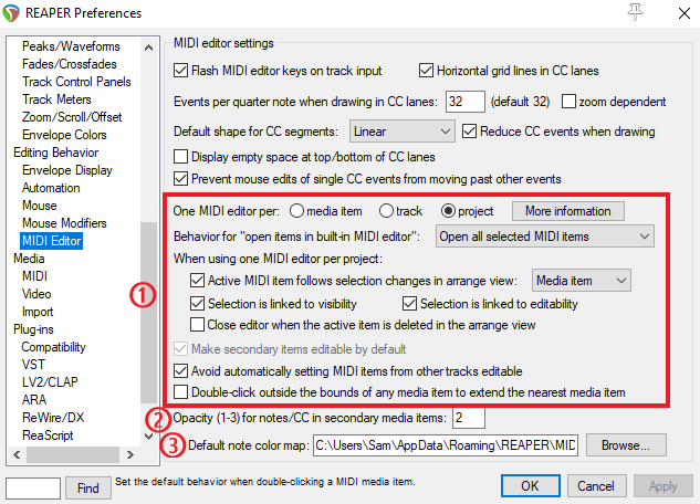 HOW TO: Set Up REAPER's MIDI Editor for Better Workflow