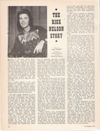 Alan Cackett - Rick Nelson