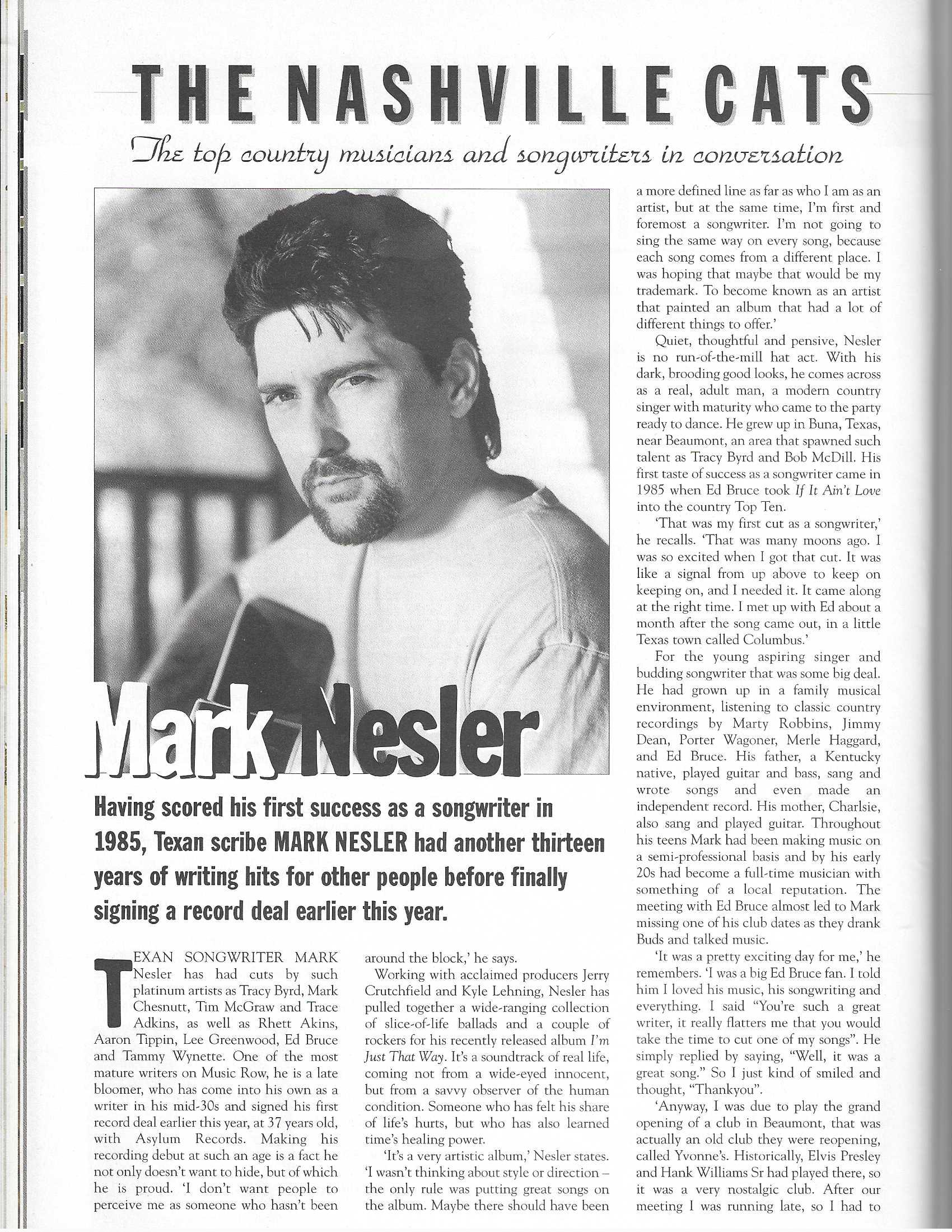 Alan Cackett - Mark Nesler - The Nashville Cats