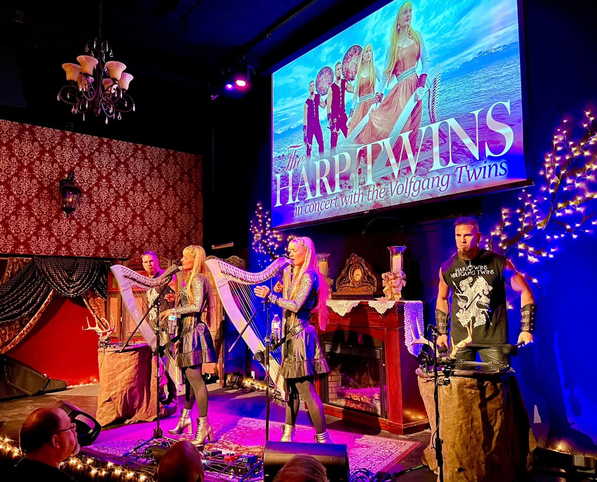 Harp Twins ft. Volfgang Twins - Electric Spring Fling Concert