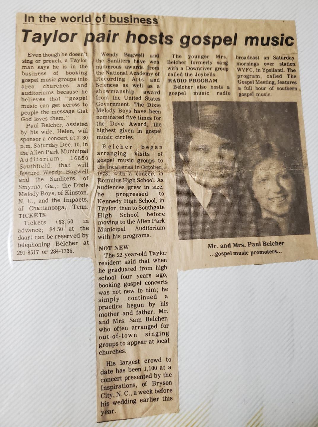 Paul Belcher Concerts - Photos