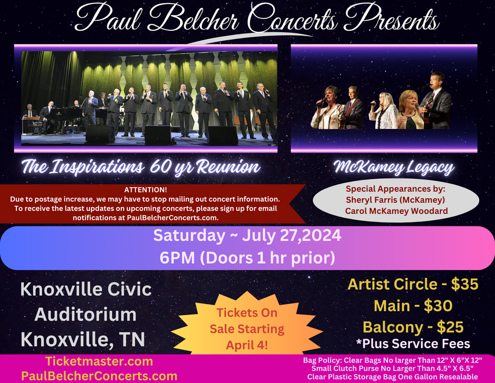 Paul Belcher Concerts