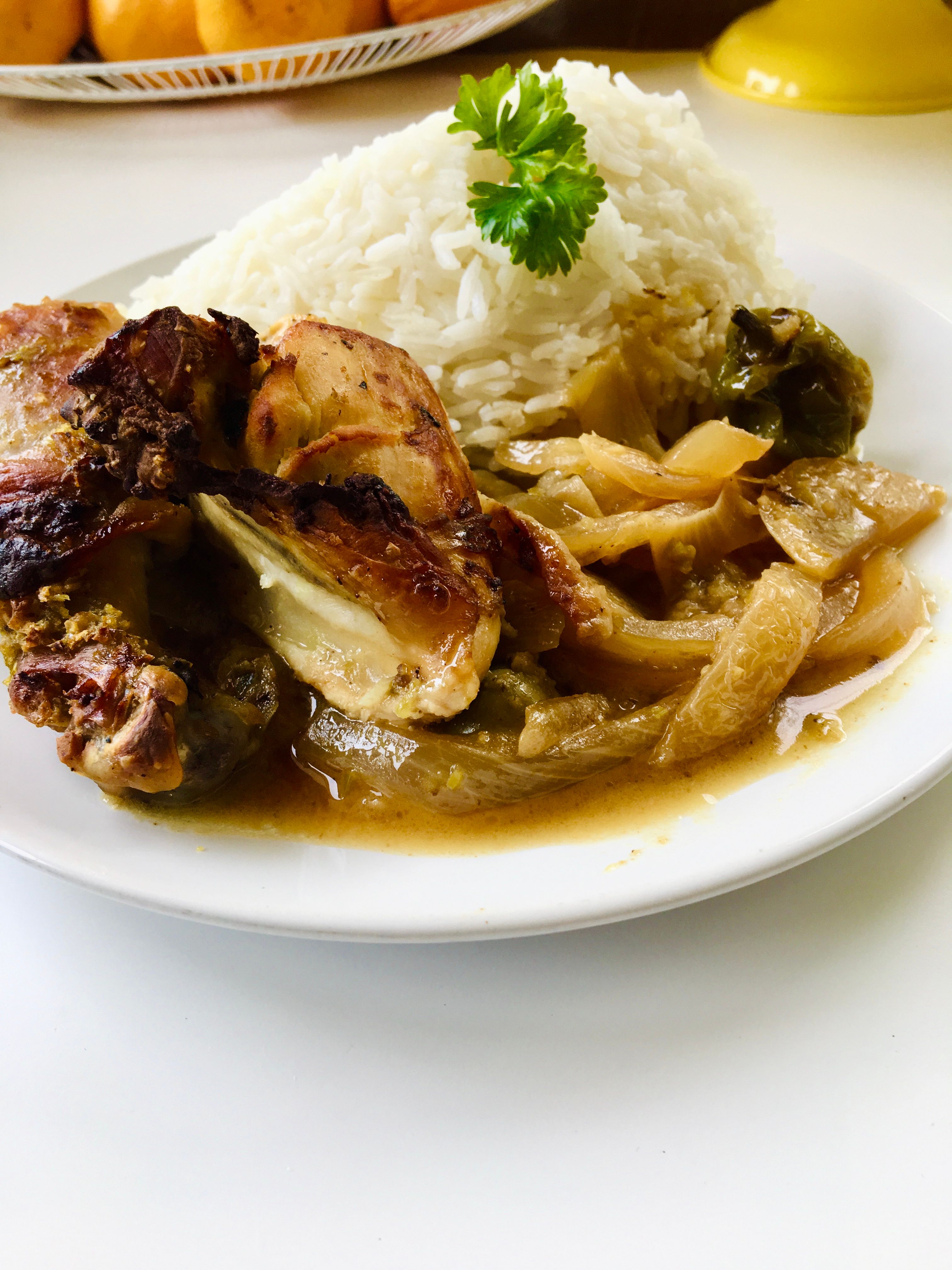 ''Yassa'' Chicken/ Poulet ''Yassa"