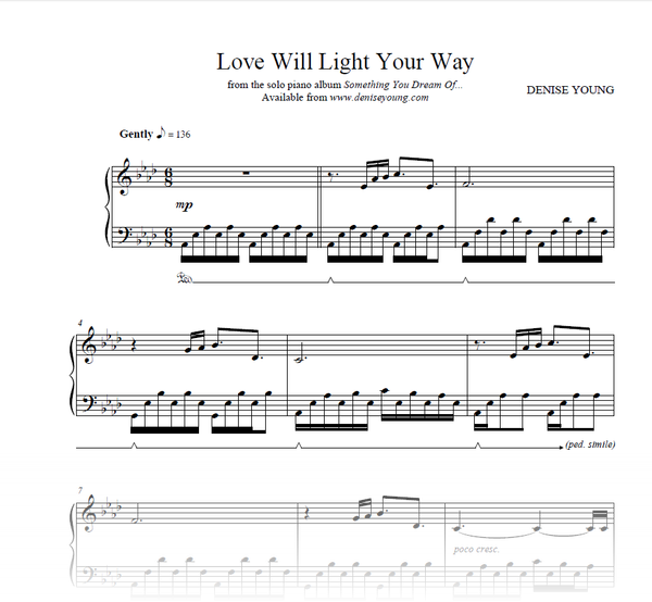 Denise Young - Sheet Music
