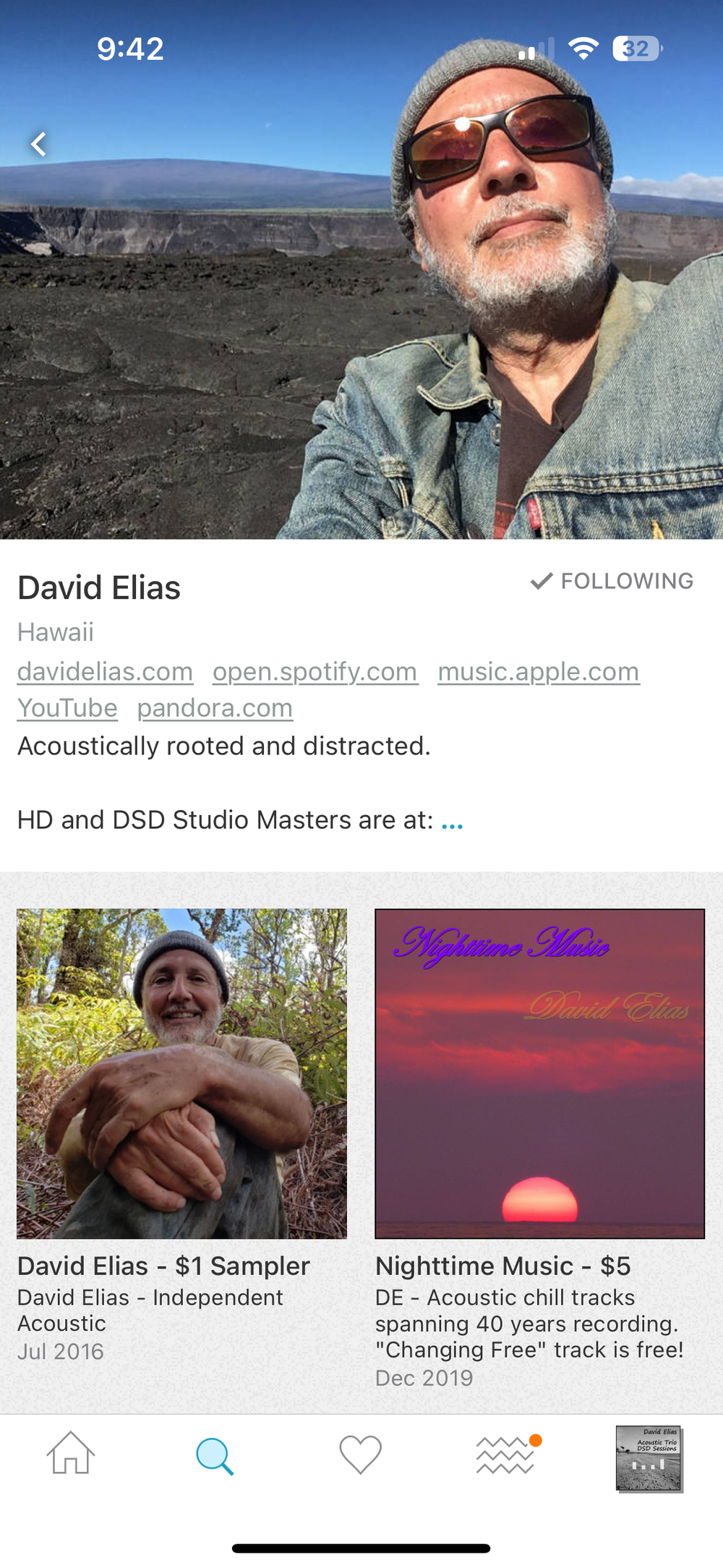 David Elias - Independent Acoustic - Online with original music since 1995.