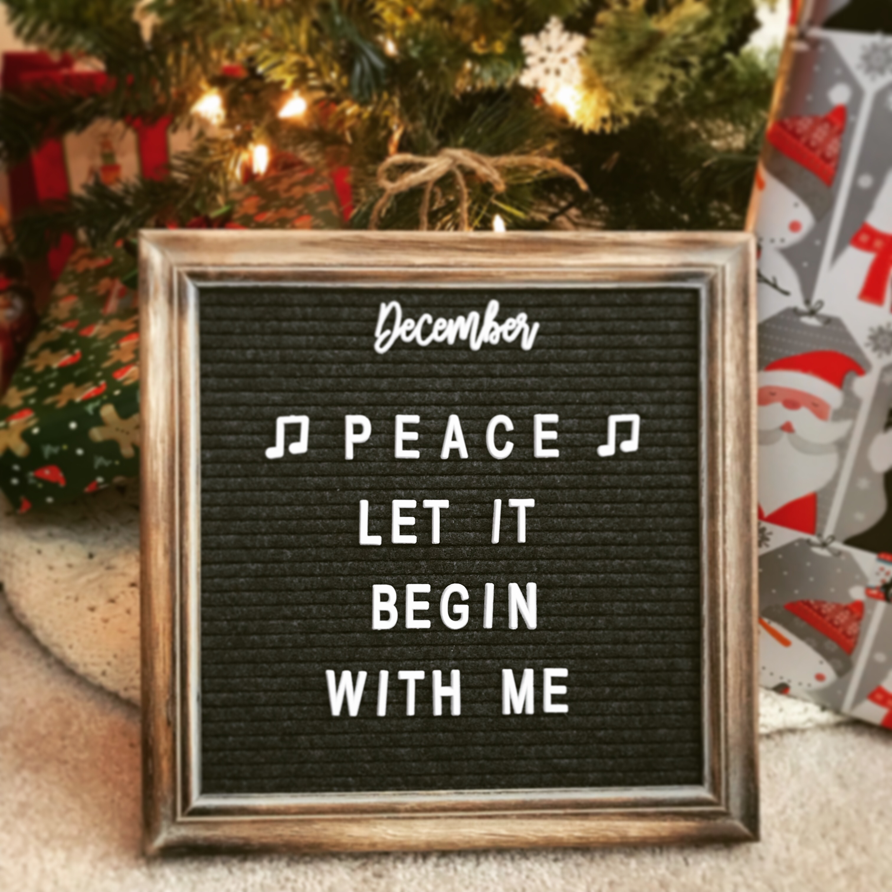 Peace...Let it begin with me