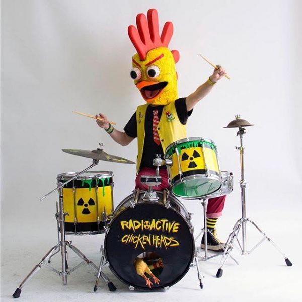RADIOACTIVE CHICKEN HEADS - Photos