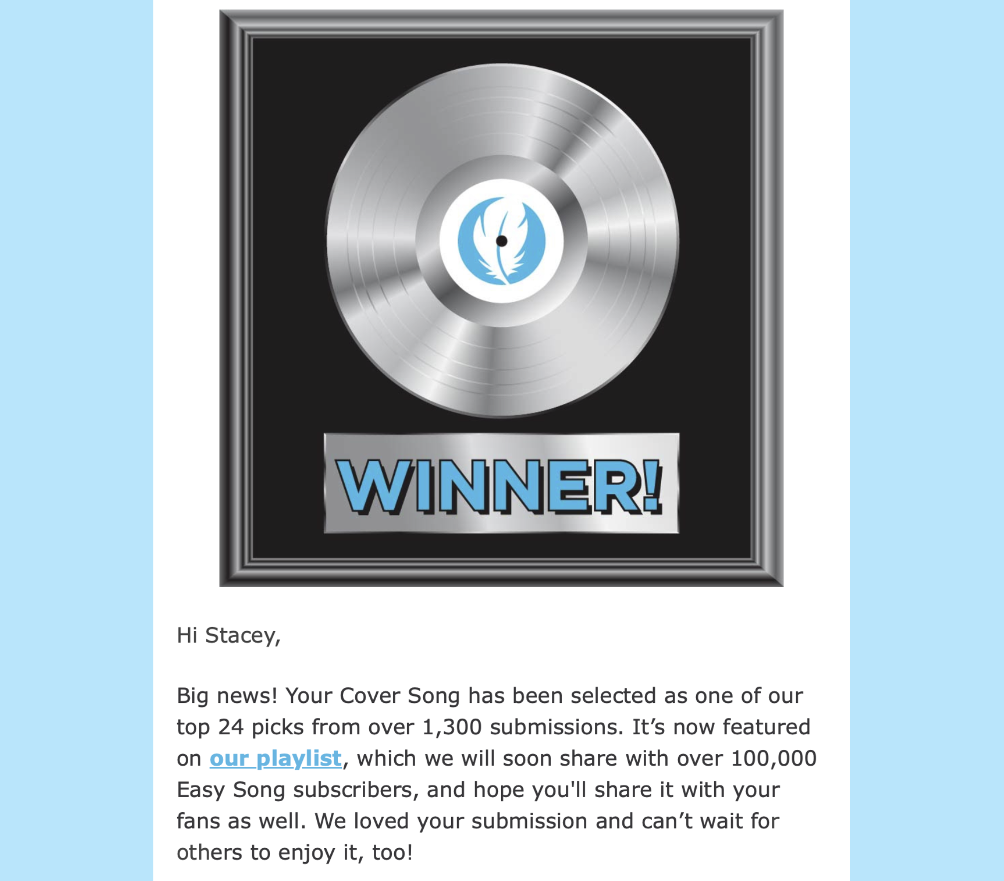 Easy Song Cover Contest Winner - Bad Moon Rising!