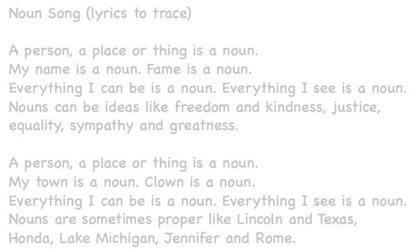 Audio Memory-Kathy Troxel (800)365-SING Educational Music/Books - Grammar