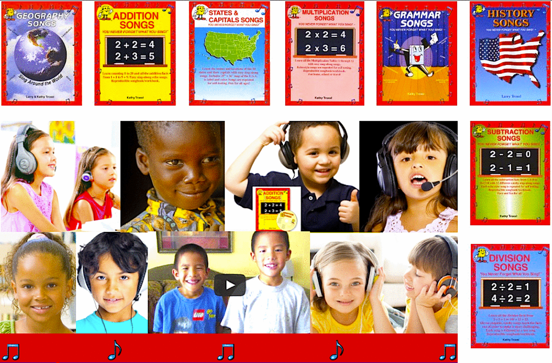 Audio Memory-Kathy Troxel (800)365-SING Educational Music/Books - Geography
