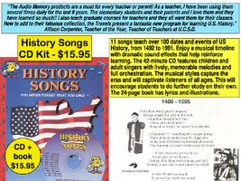 Audio Memory-Kathy Troxel (800)365-SING Educational Music/Books - HISTORY