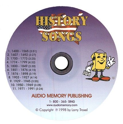 Audio Memory-Kathy Troxel (800)365-SING Educational Music/Books - HISTORY