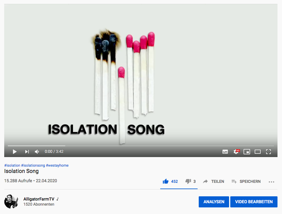 Isolation Song Video