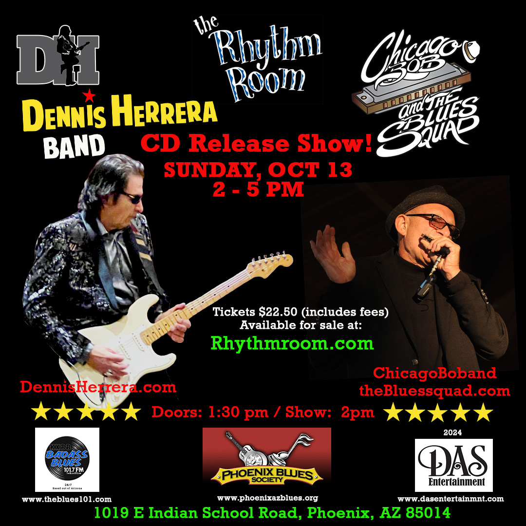 New Album Releases - DENNIS HERRERA BAND & CHICAGO BOB & THE BLUES ...