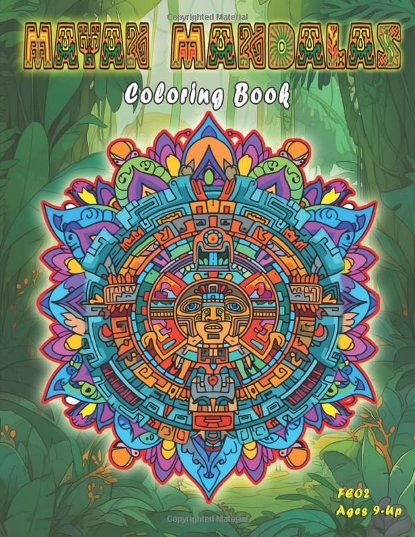 Aztec Mandala Coloring Pages